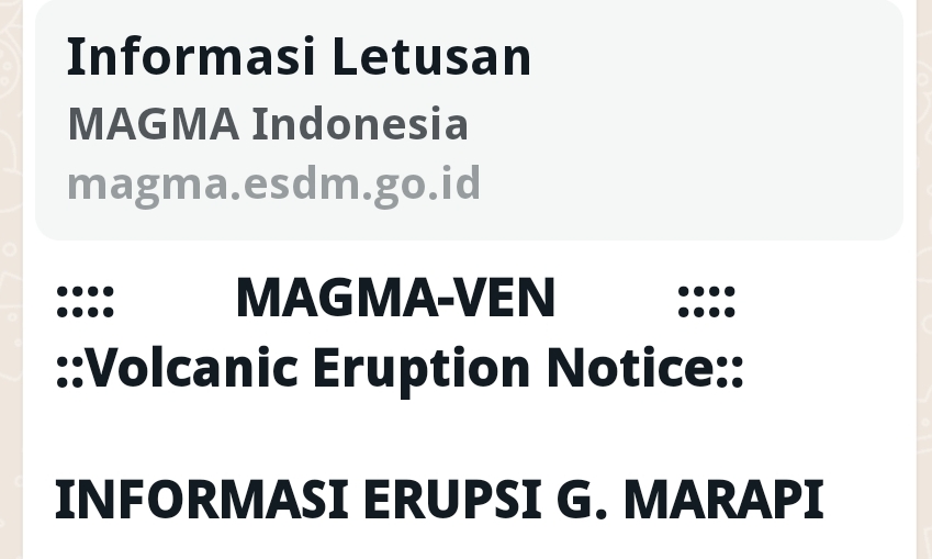 Gunung Marapi Kini Level III... Ini Rekomendasinya | Tribun Sumbar