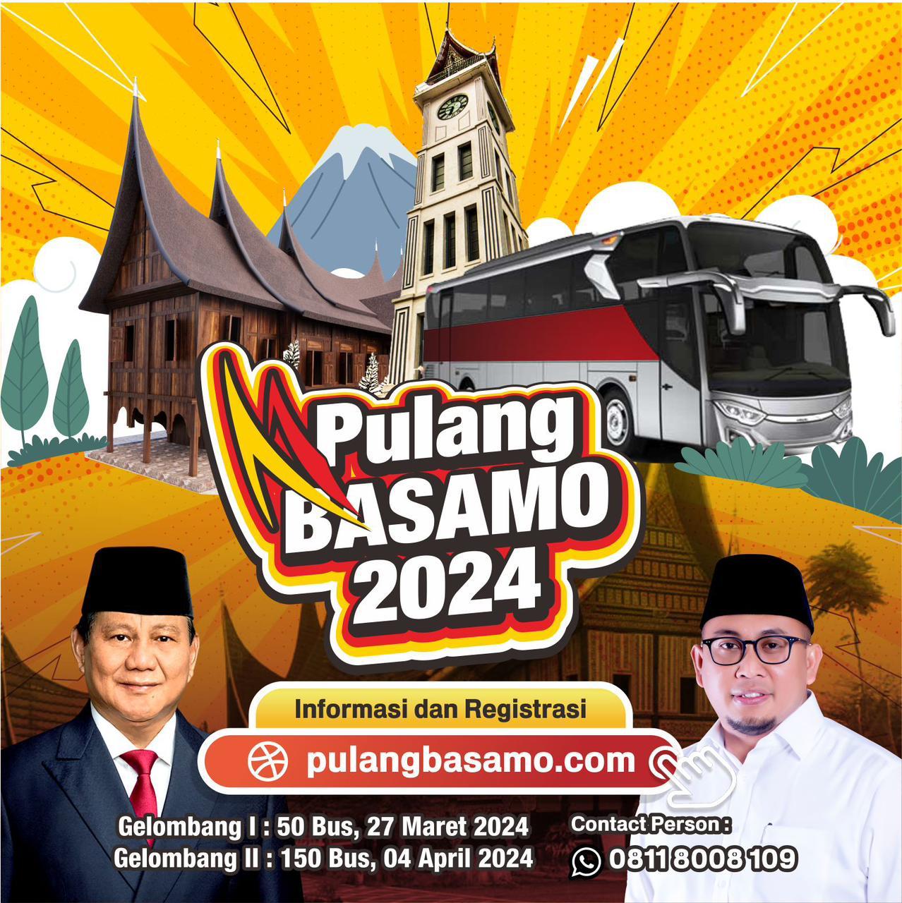 PULANG BASAMO URANG MINANG PENDUKUNG PRABOWO 2024 | Tribun Sumbar